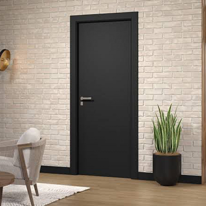 PORTA LISA PRETA RENOLIT - Lojas Ideal Madeiras